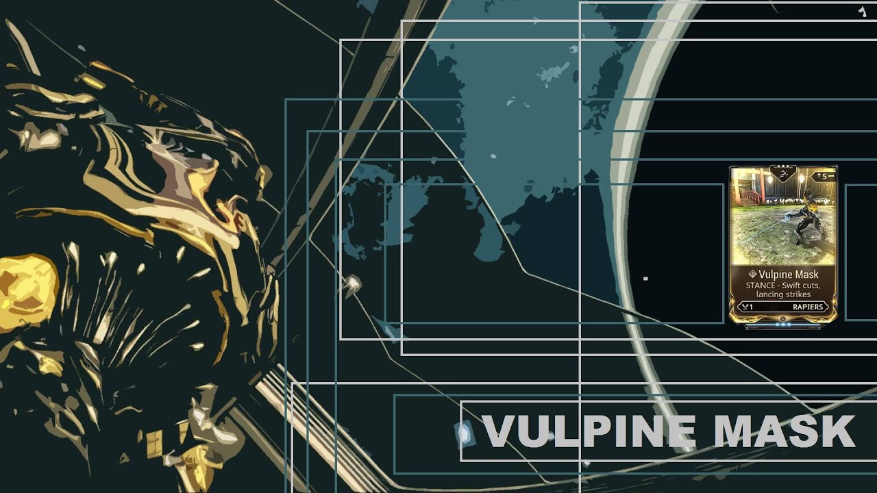 Vulpine Mask | Stance Mod (Destreza) | WARFRAME - YouTube