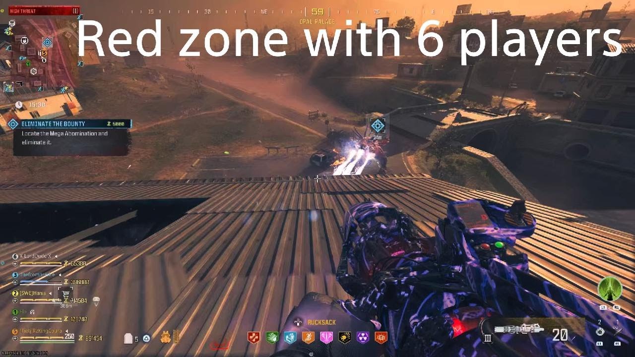MW3 Zombies / MWZ - Playing with 6 in the Red zone - YouTube