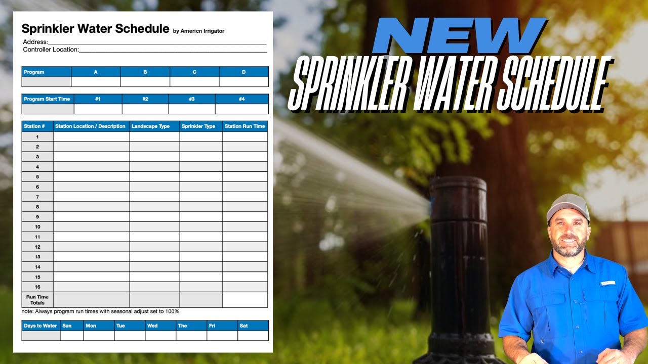 Best Way To Organize Your Sprinkler System Programming Is With Our ...