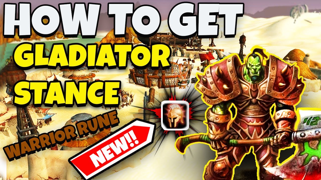 *NEW* Gladiator Stance Warrior Rune | Season of Discovery Phase 3 ...
