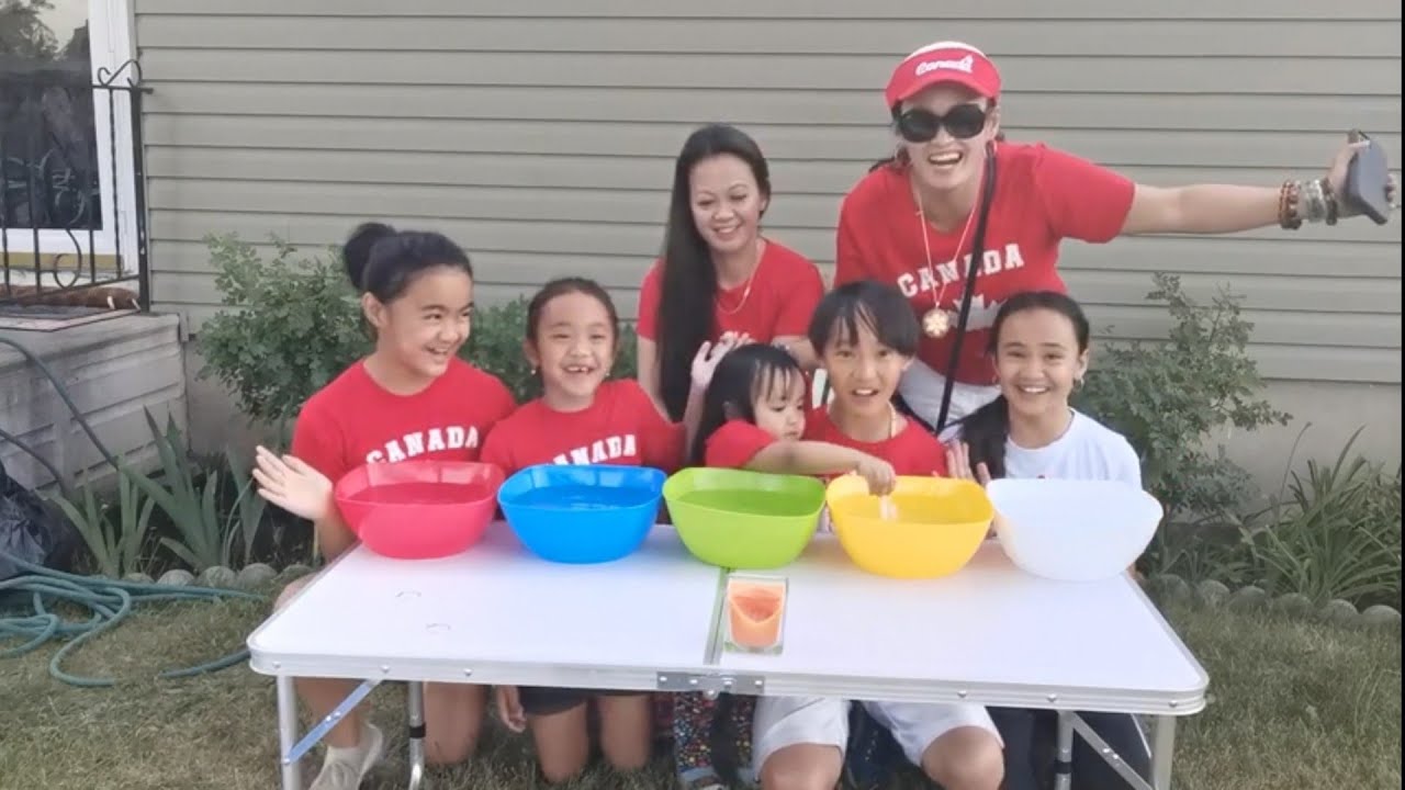 6th)vlog Head Dunking Challenge!with my Family. - YouTube