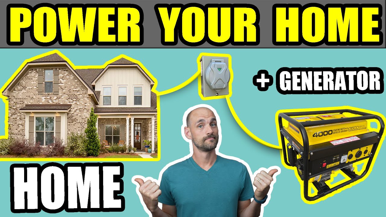 How To Install Home Generator (PORTABLE) - STEP BY STEP - YouTube