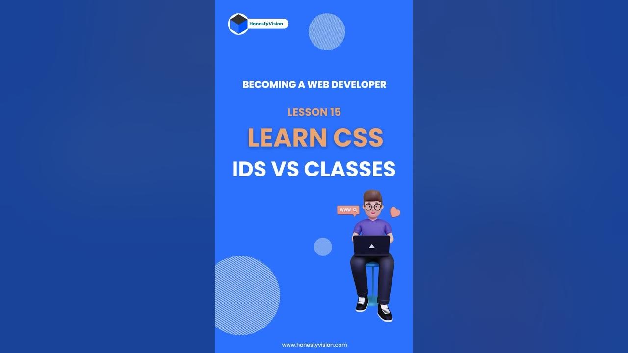 Lesson 15 Learn Web Development From Scratch Ids Vs Classes Css Webdevelopment Youtube