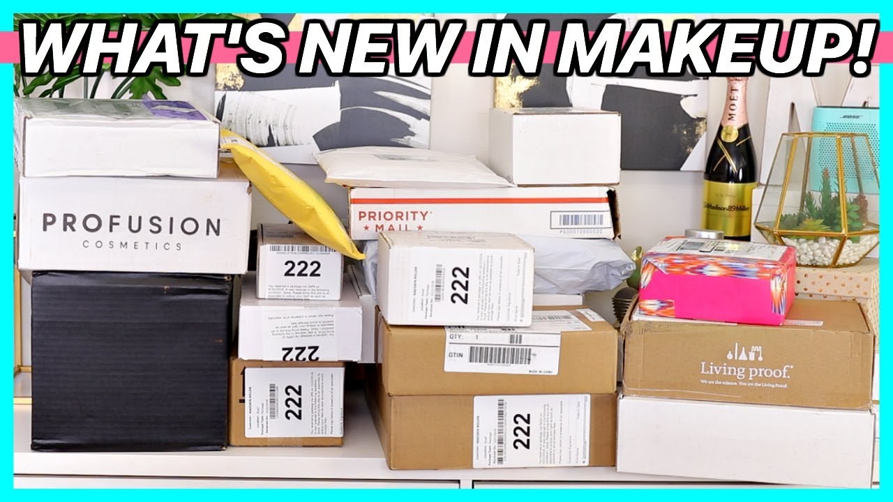 HUGE PR HAUL UNBOXING | WHAT'S NEW IN MAKEUP - YouTube