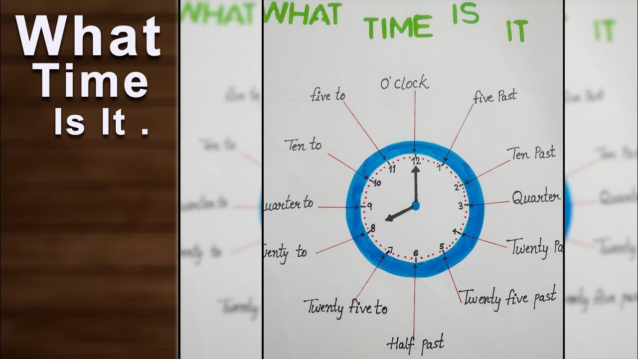 How to say the Time in english | 🕛 Time | study time - YouTube