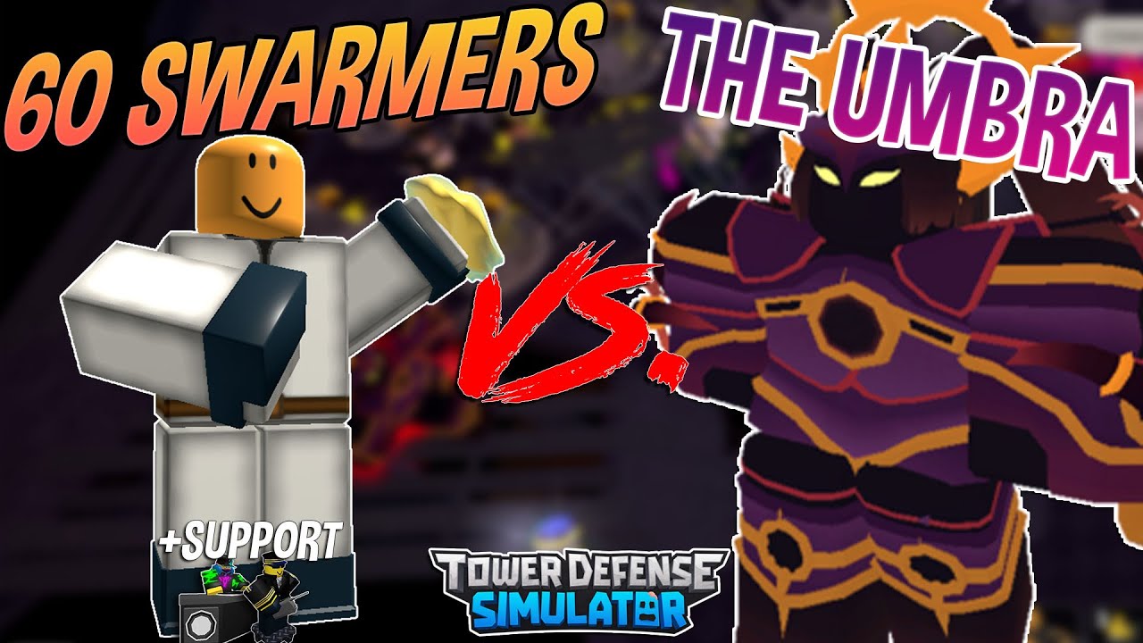 60 Swarmers VS The Umbra!!! (Tower Defense Simulator) - YouTube