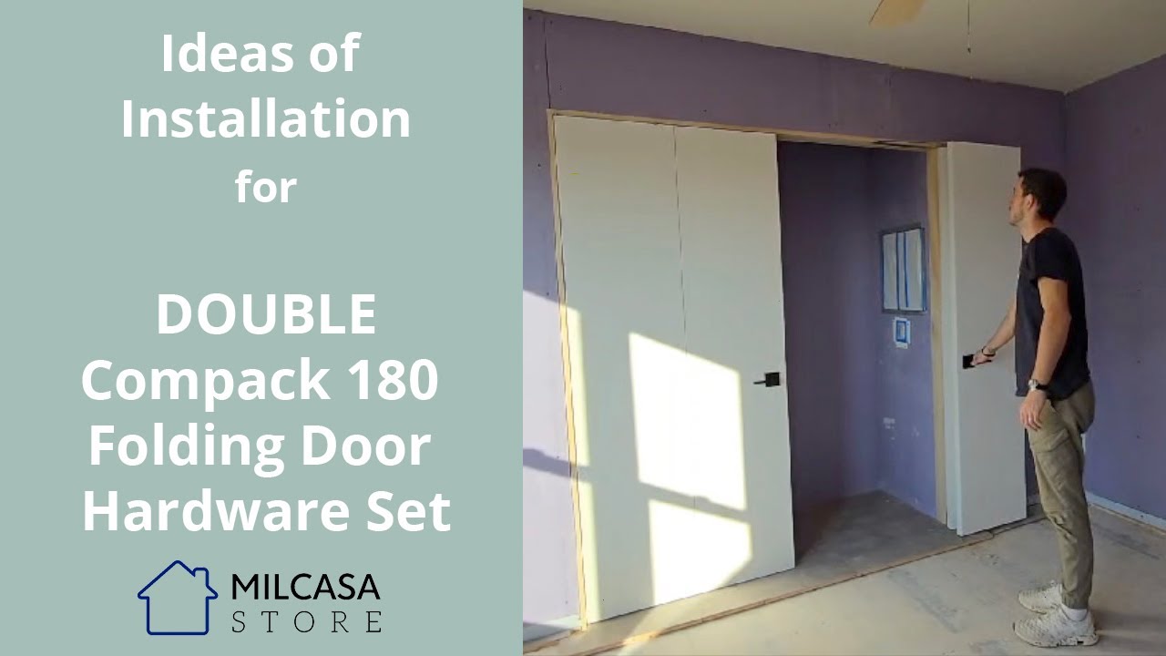 Milcasa Store - DOUBLE Compack 180 Folding Door Hardware Set - Ideas of ...
