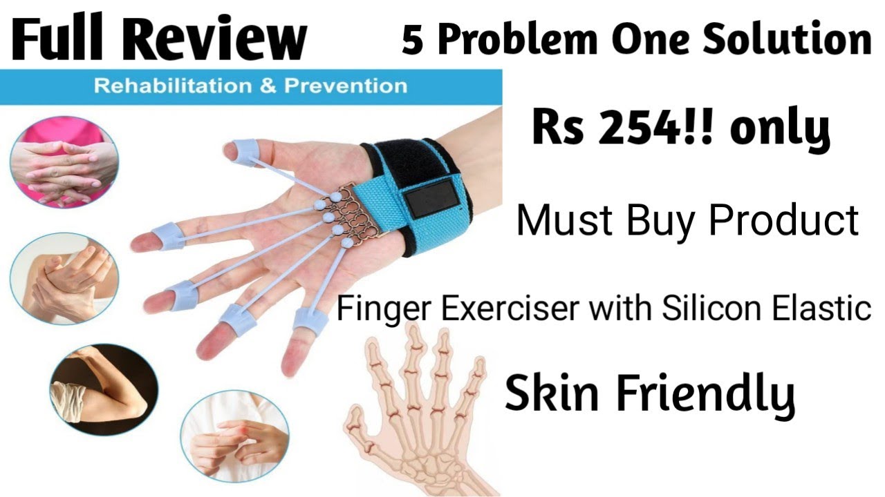 Finger Exerciser Strength Trainer - Forearm and Finger Stretcher ...
