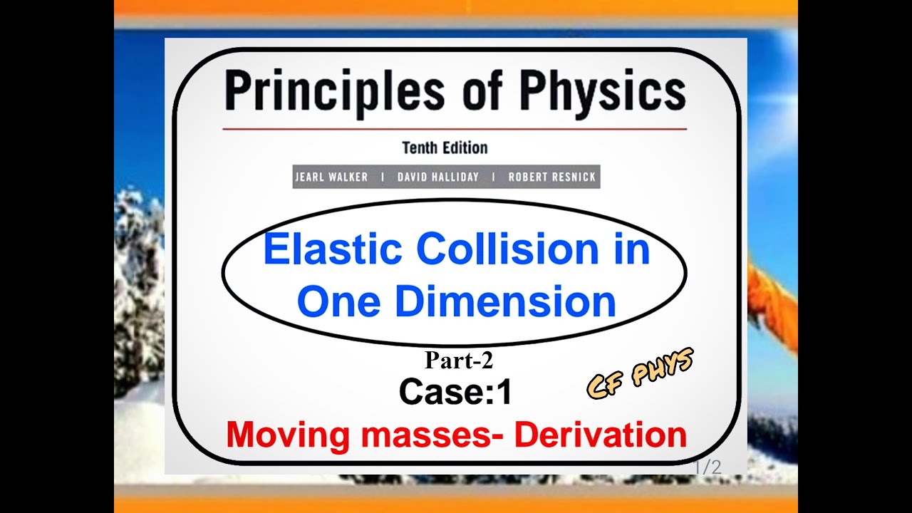 Elastic Collision (Moving Masses)-Derivation to find the final speed of ...