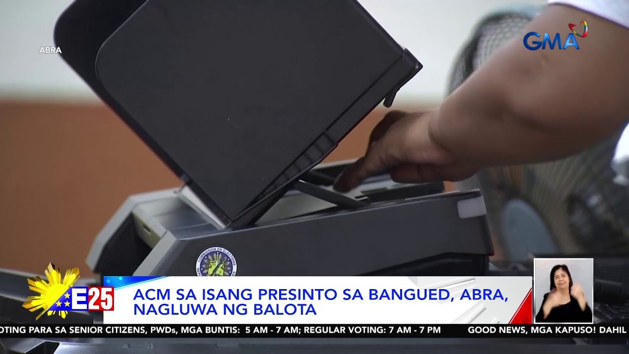 ACM sa isang presinto sa Bangued, Abra, nagluwa ng balota | Eleksyon ...