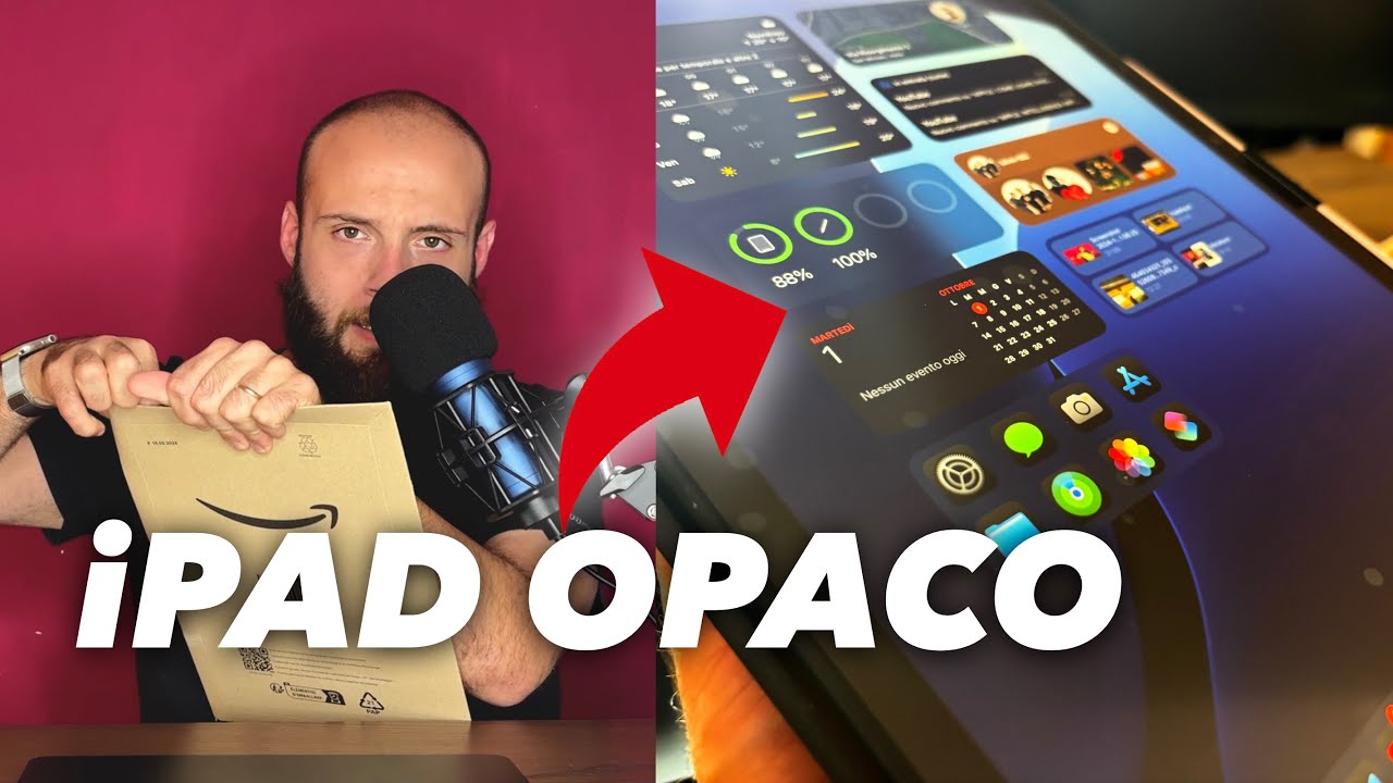 APPLE: HO COMPRATO LA PELLICOLA OPACA PER iPAD - YouTube