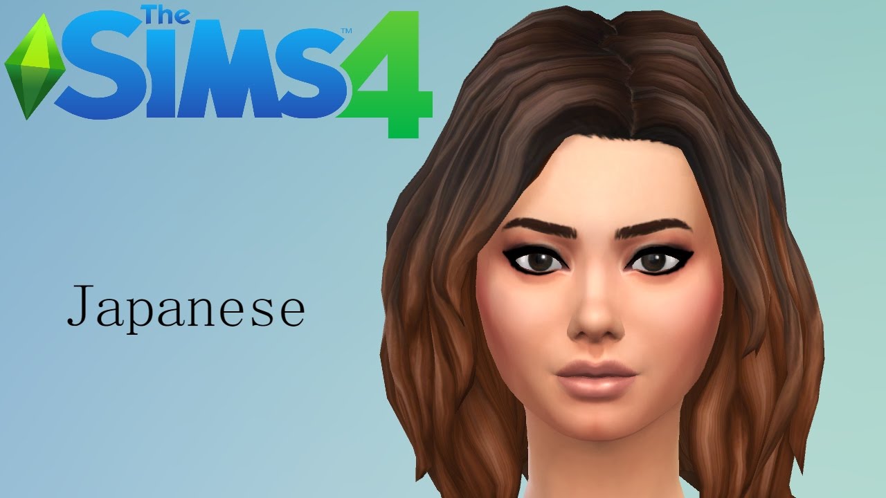 Sims 4 CAS - Japanese - YouTube