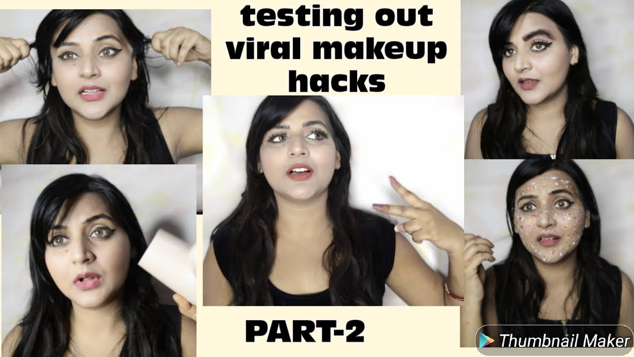 Testing Out Viral Makeup Hack Part 2 Viralmakeuplack
