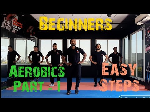 Aerobics Part- 1 For Beginners Easy Steps - YouTube