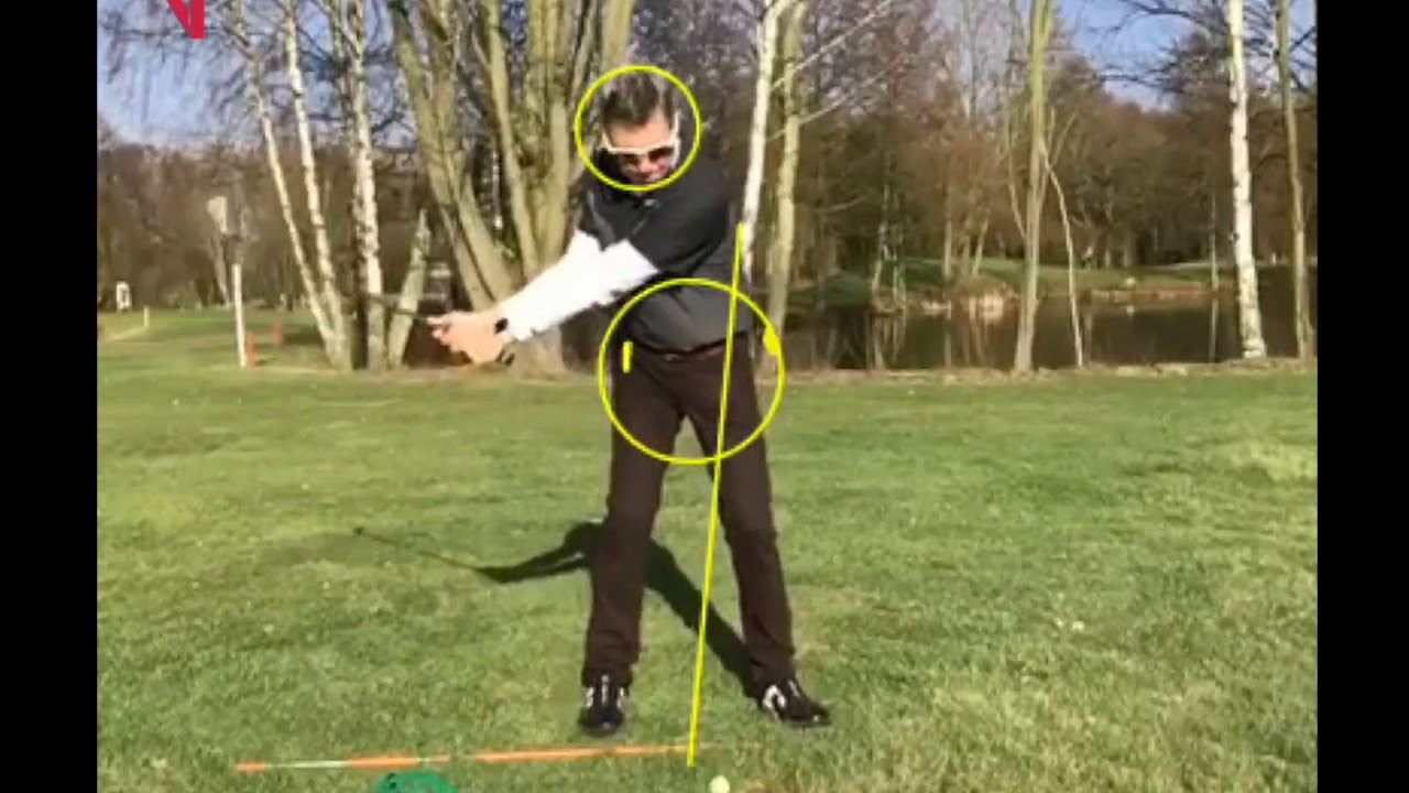 Setup 4 Impact Golf swing face on analysis - Kirk Junge - Easiest swing ...