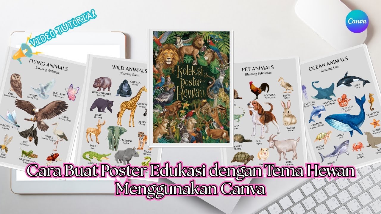 Buat Poster Edukasi Sendiri di Canva Tutorial Desain Poster - YouTube