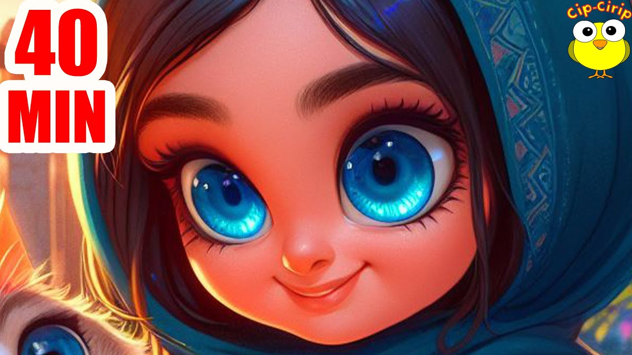 Fetita frumusica cu ochi mari - Cantece pentru copii (desene animate ...