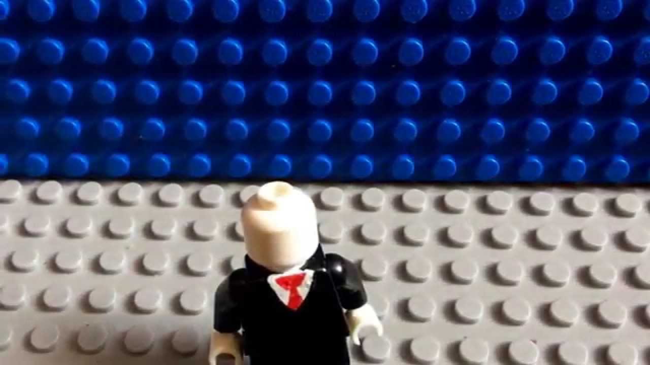 Lego slender man update to my minifig - YouTube