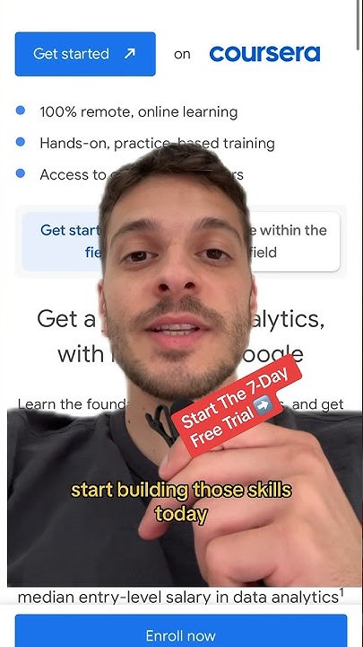 Sign up to enroll for a 7-day free trial with Coursera now! @coursera # ...
