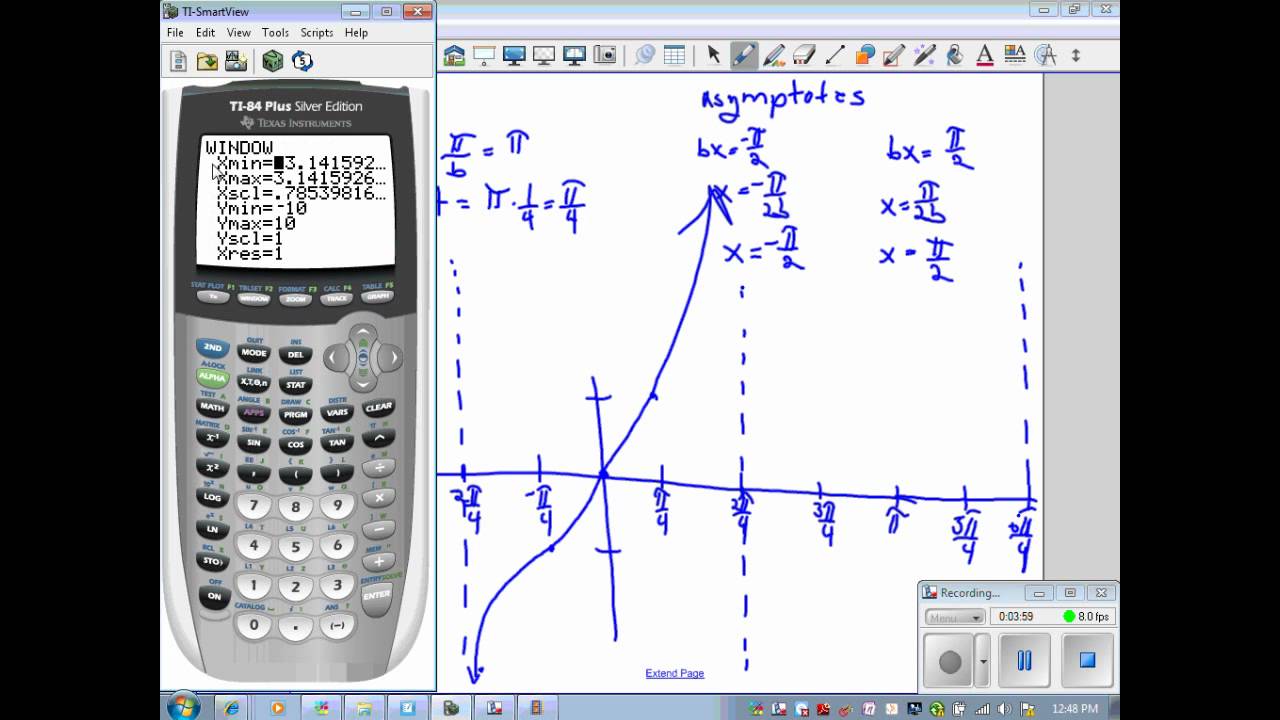 sec 4 3 part 2 graphing tan func - YouTube
