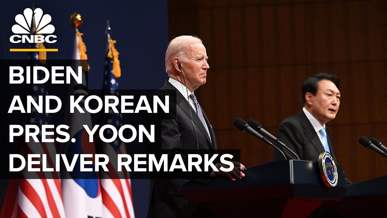 Biden holds a joint press conference with President Yoon of the ...