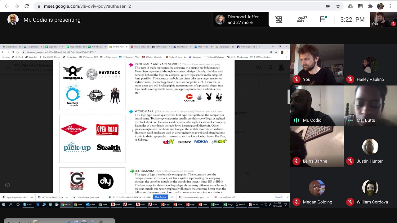 Mr. Alain Codio Reviews How to Make a Logo for WHSAD Makerspace - YouTube