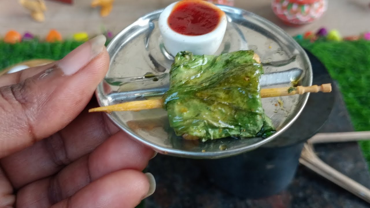 palak pocket Chicken|| Miniature cooking|| ASMR cooking ||Chiken recipe ...