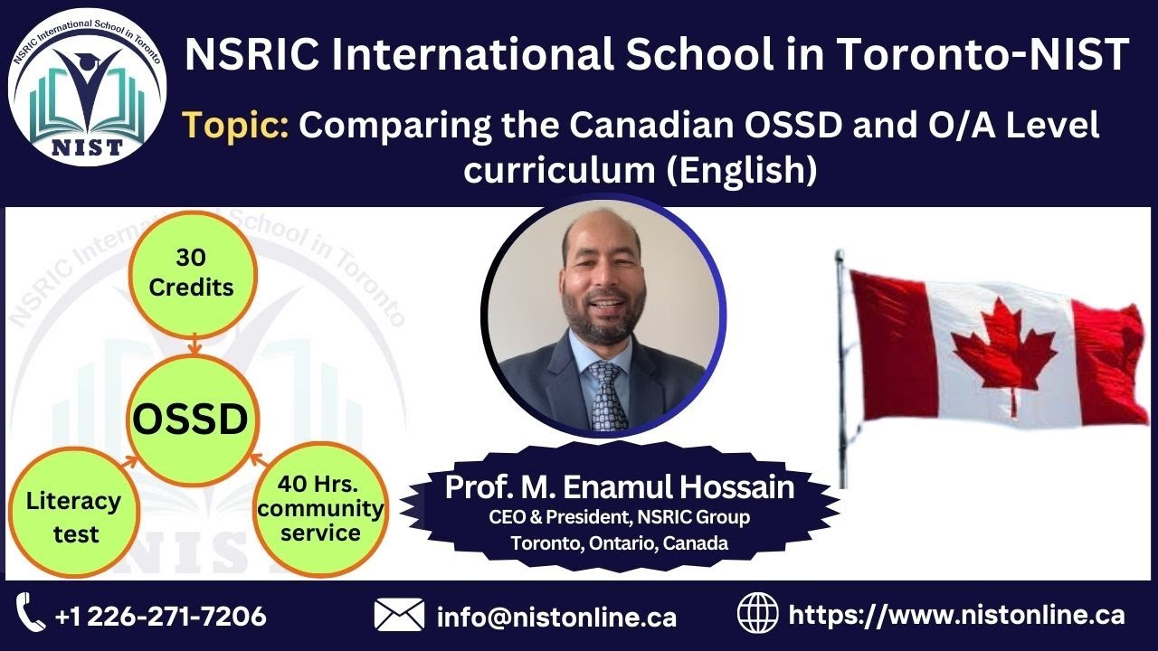 Comparing the Canadian OSSD and O/A Level curriculum in English #The ...