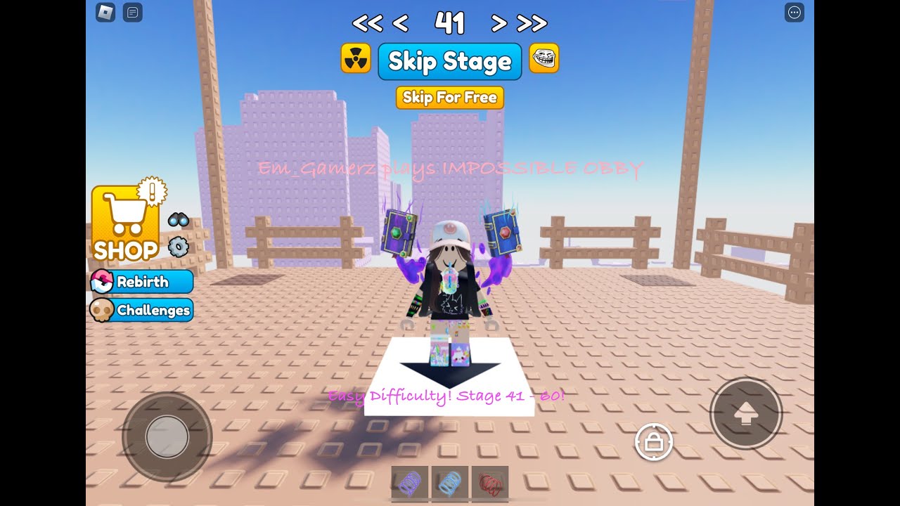 IMPOSSIBLE OBBY | Stage 41 - 60 | Easy Stage | Roblox Gameplay - YouTube