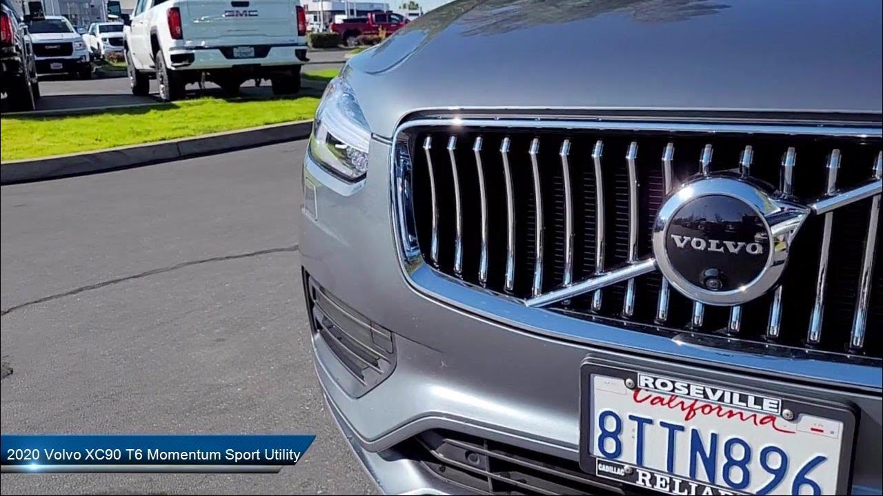 2020 Volvo XC90 T6 Momentum Sport Utility Roseville Sacramento Folsom Auburn Yuba City - YouTube