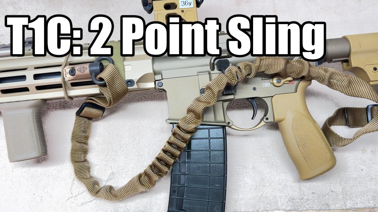 Best 2 Point Rifle Sling: Tier 1 Citizen Two Point Sling - YouTube