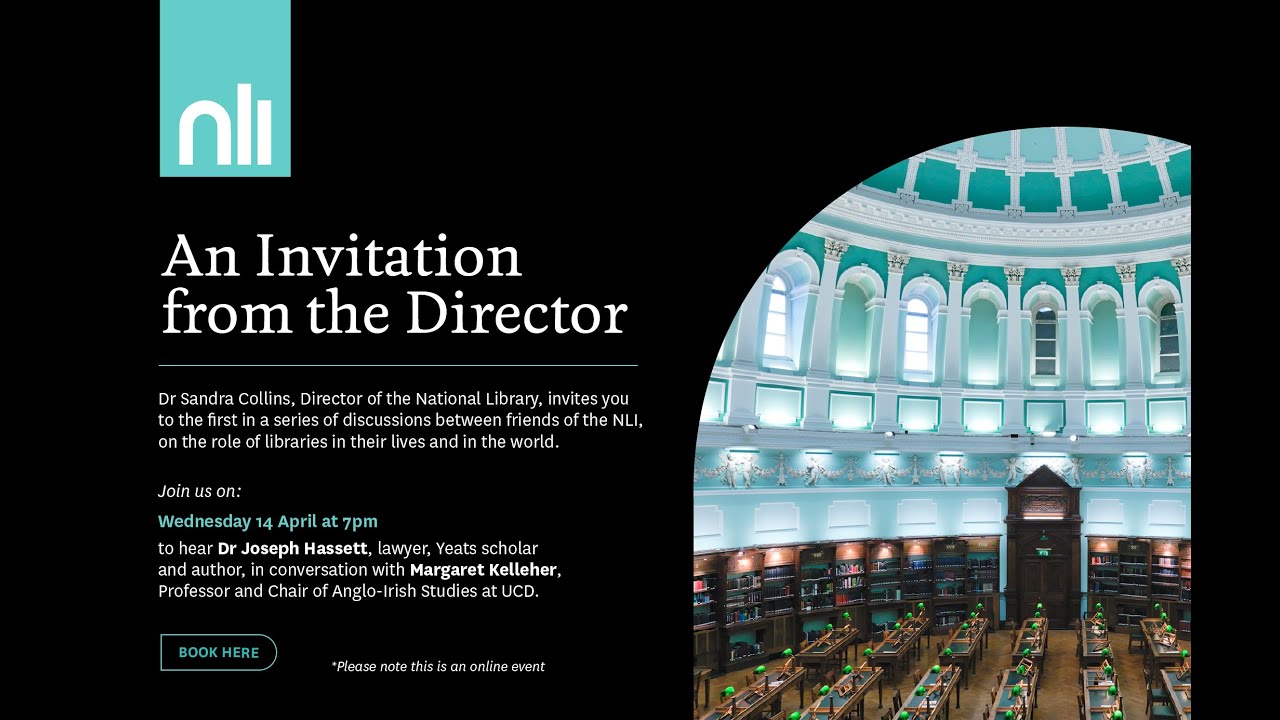 Dr Joseph Hassett And Professor Margaret Kelleher In Conversation Wednesday 14 April 2021 Youtube