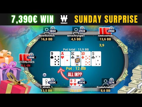 ll transforme 10€ en 7390€ sur le Sunday Surprise ! Le vainqueur révèle sa stratégie