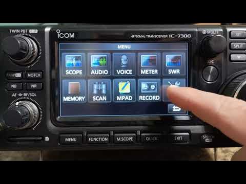 Icom IC-7300 Firmware Update - YouTube