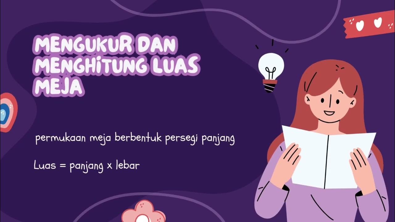 mengukur dan menghitung luas meja - YouTube