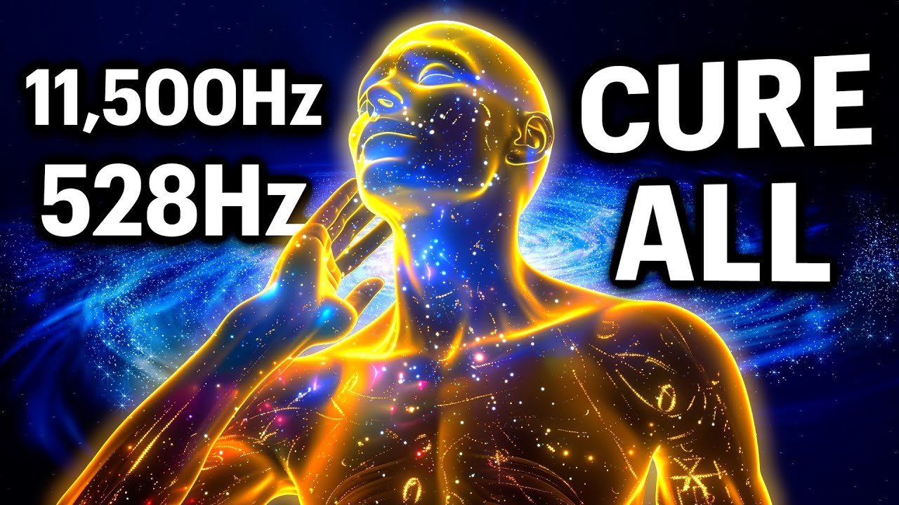 FEEL The CURE 11,500Hz 528Hz Profound Healing Frequency Music for Sleep - YouTube