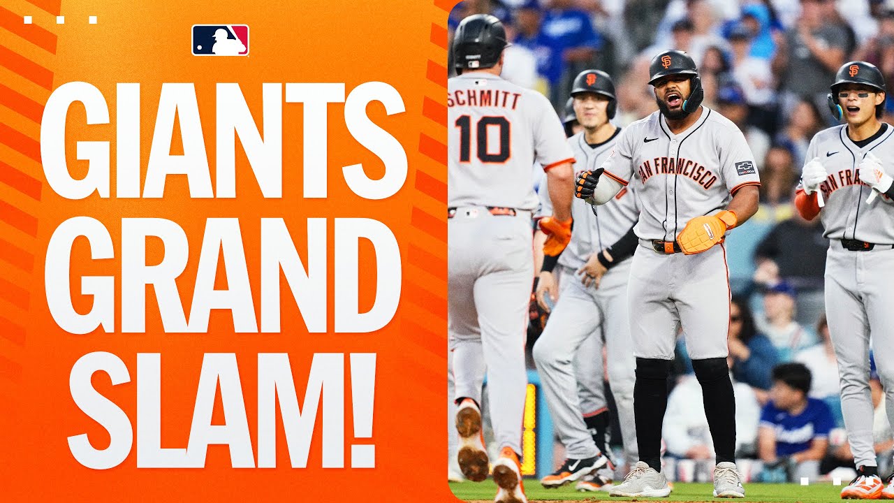 DEEP into the bleachers 😳 Casey Schmitt DESTROYS his first career grand ...