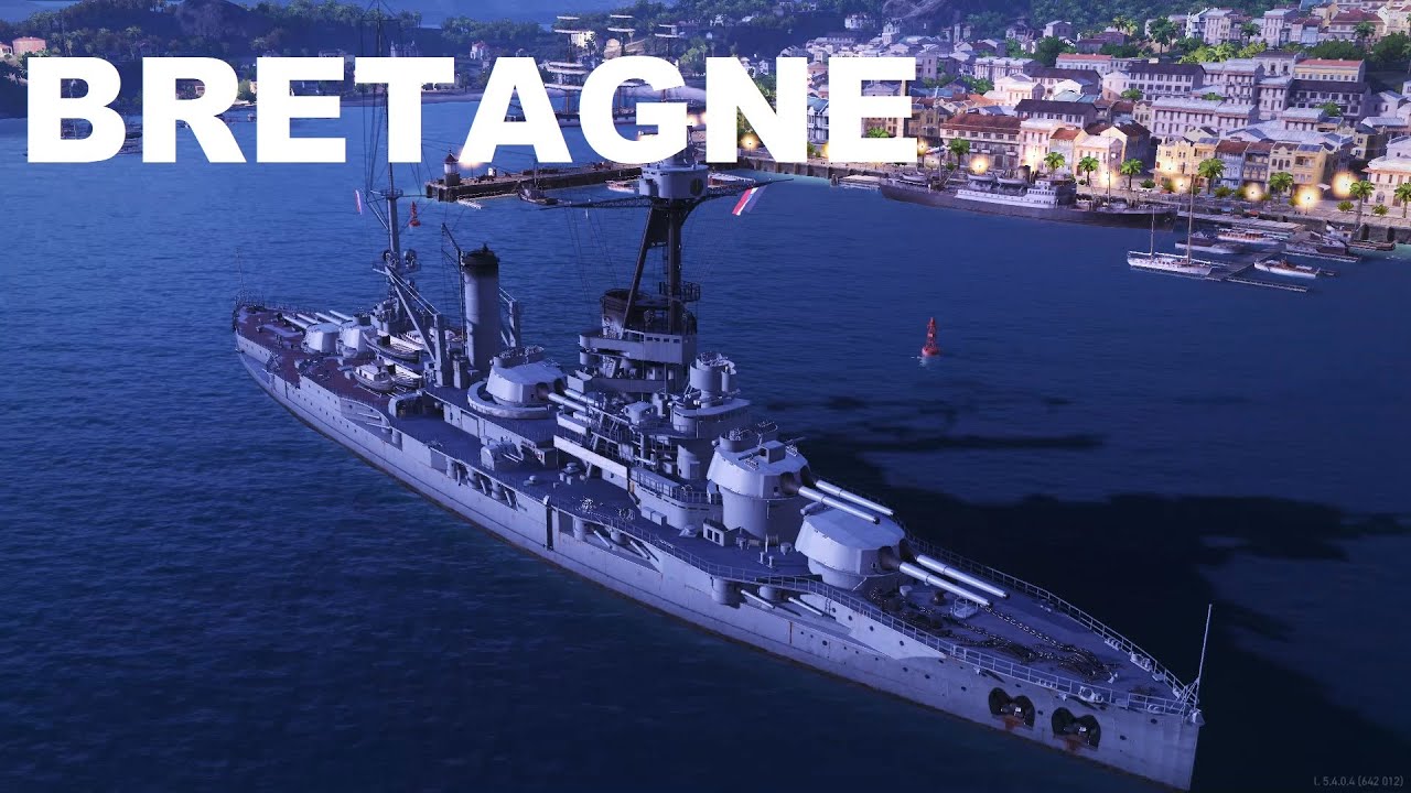 Time to grind the French Battleships | Bretagne | World of Warships ...