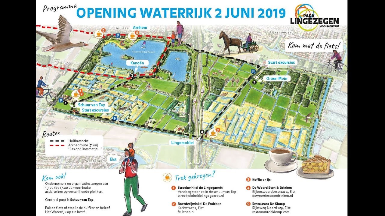 Elst Gld -- Opening waterrijk Park Lingezegen 2019 - YouTube