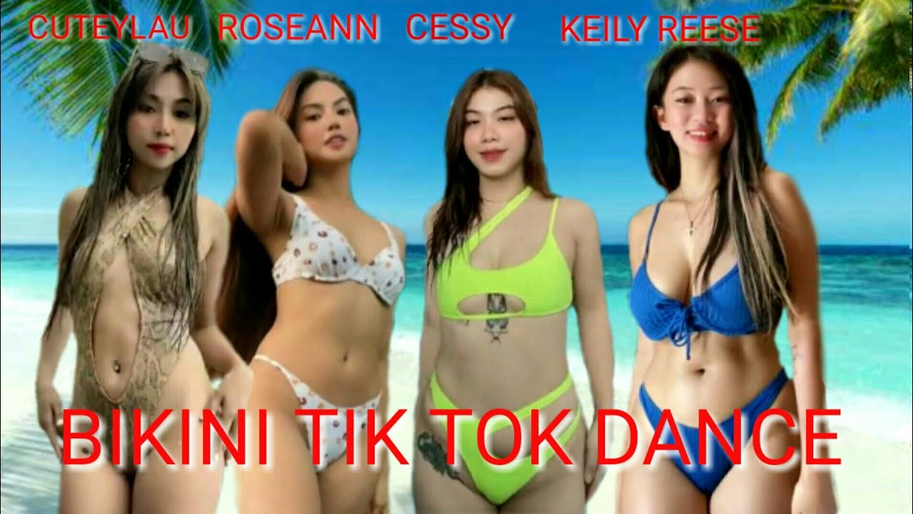 CUTEYLAU ROSEANN CESSY KELLY REESE BIKINI TIK TOK DANCE COMPILATION VIDEO - YouTube