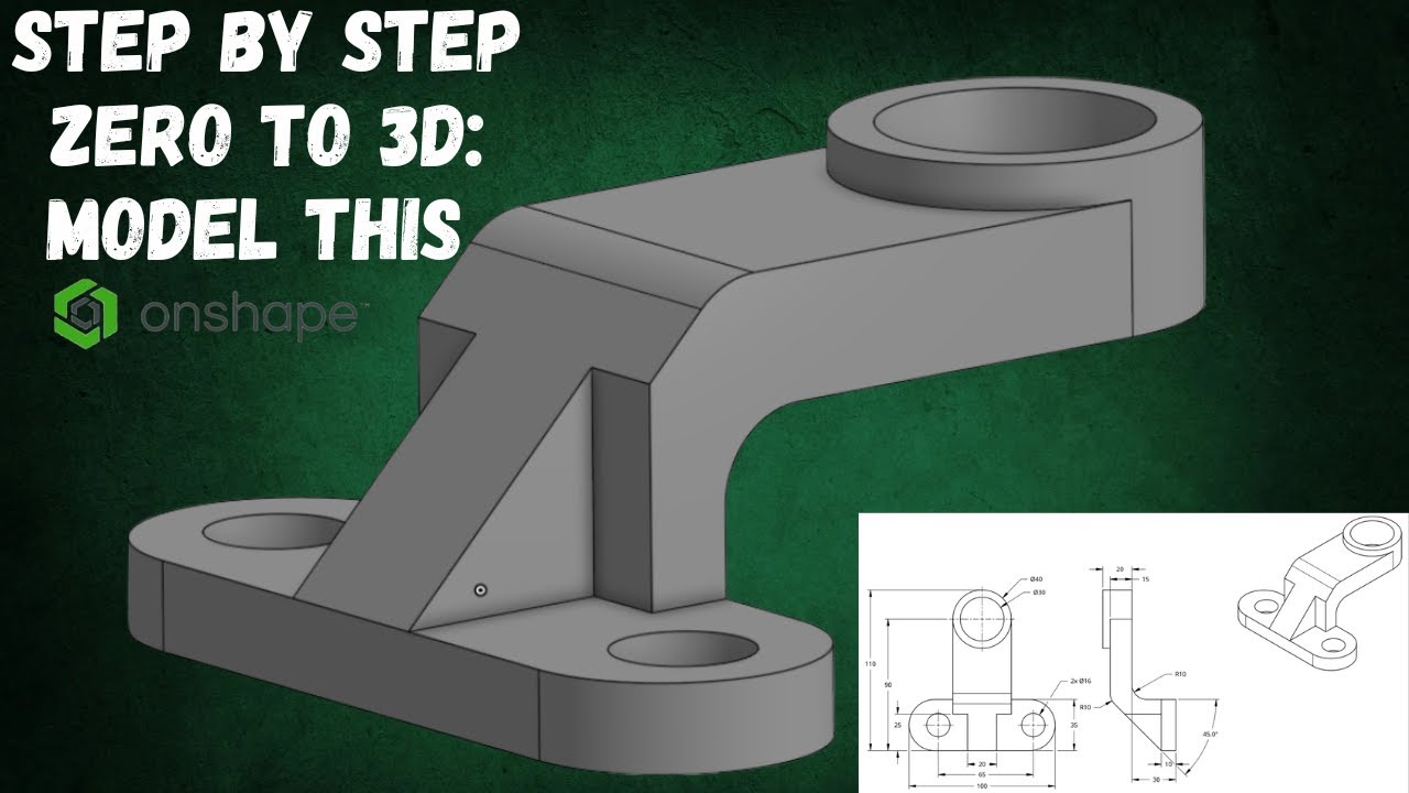 From Zero to 3D: Let's Model This with OnShape Step by Step 14 - YouTube