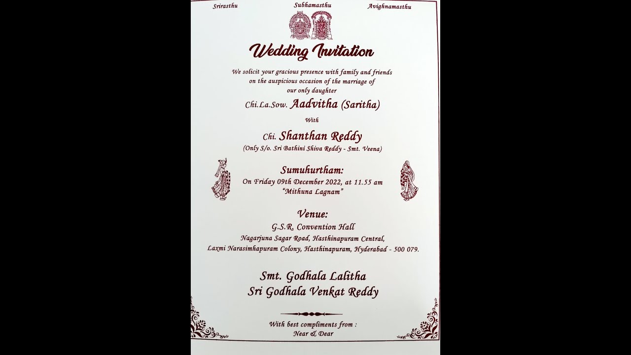 Aadvitha with shanthan Reddy - YouTube