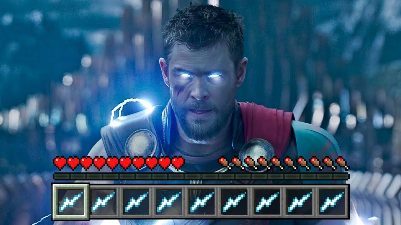 Thor RAGNAROK but it's MINECRAFT - YouTube