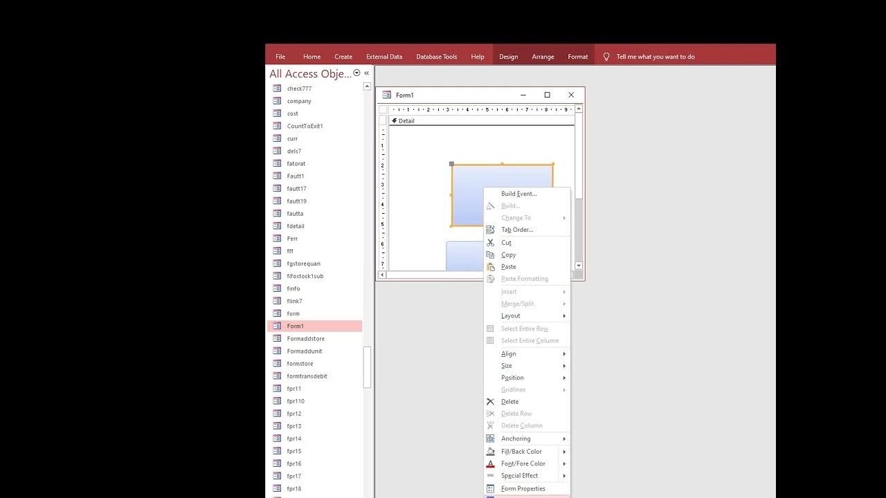 ms access front-end sql server back-end (relink tables and take backup via ms access) - YouTube
