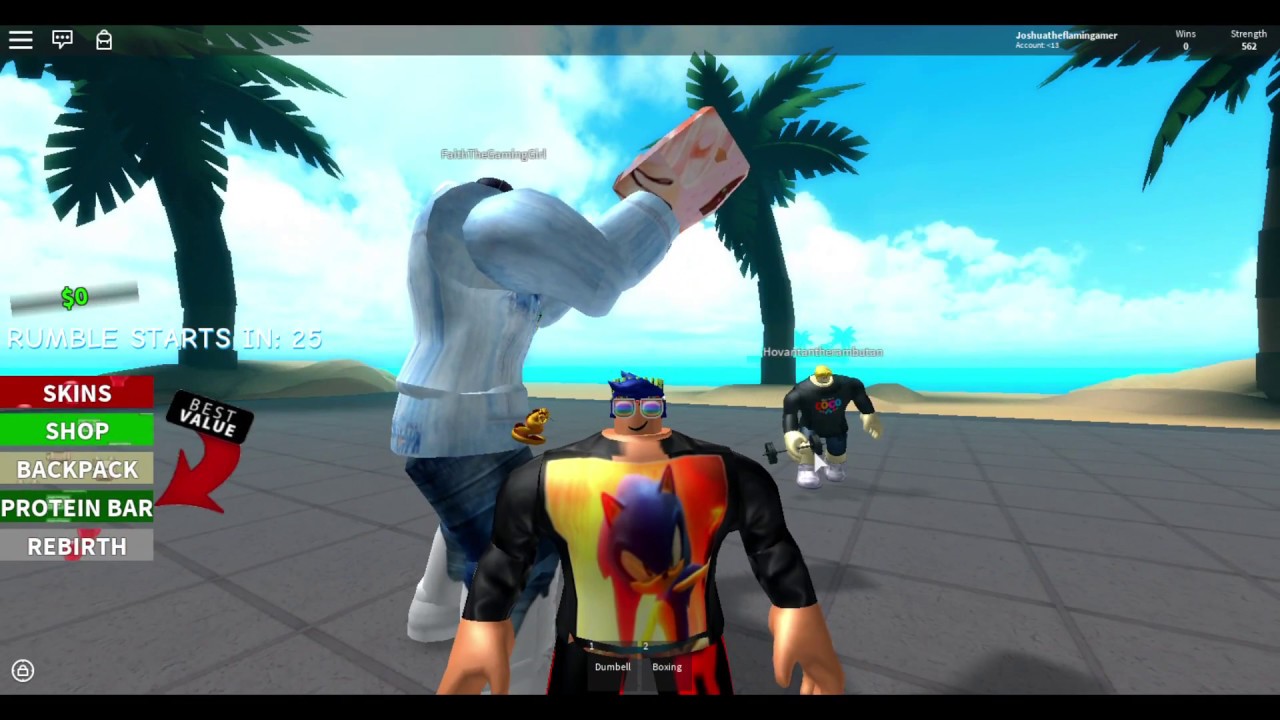 Becoming Super Strong!!! (Boxing Simulator) (Roblox) - YouTube