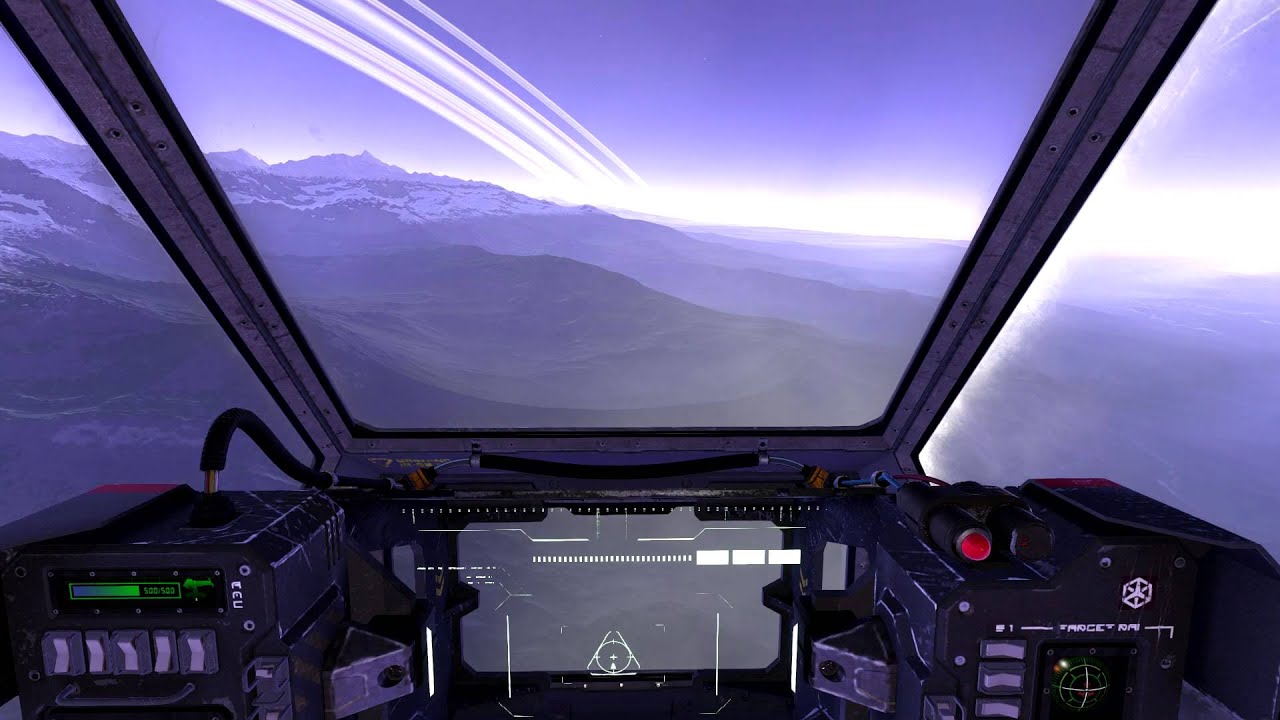 Ring shadows on planet in Infinity: Battlescape - YouTube