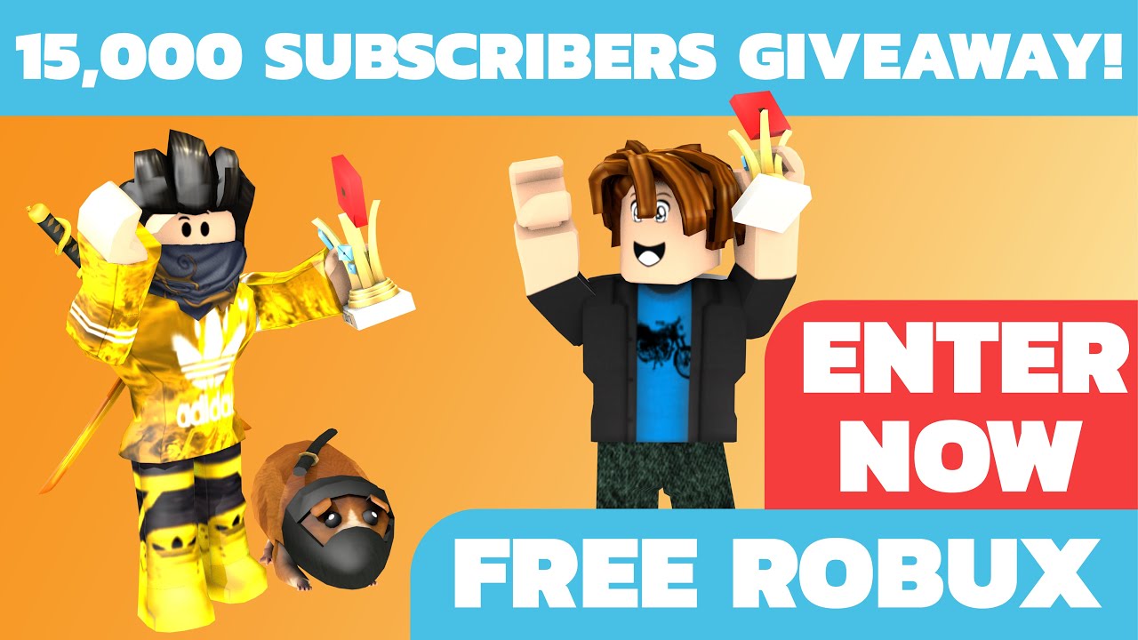 15000 SUBSCRIBER ROBUX GIVEAWAY! ENTER NOW! - YouTube