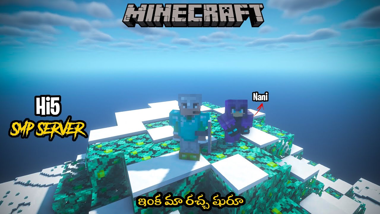 HI5 Gamer Minecraft Smp Server | In Telugu | GMK GAMER - YouTube