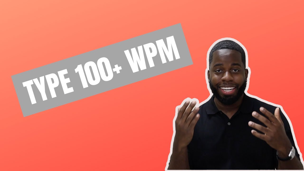 How to Type 100+ WPM! - YouTube