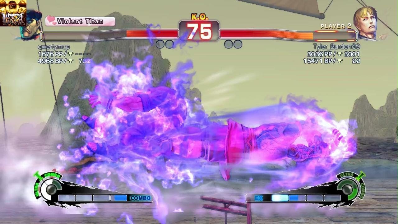 ULTRA STREET FIGHTER IV m.Bison vs Cody - YouTube